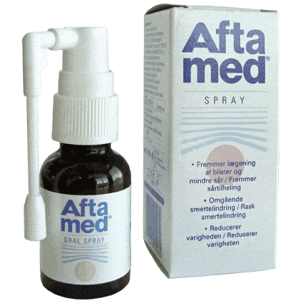 Aftamed mod blister, spray - 20 ml - Med24.dk
