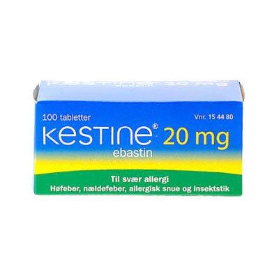 Køb Kestine 20 mg - 100 tabl. hos Med24.dk