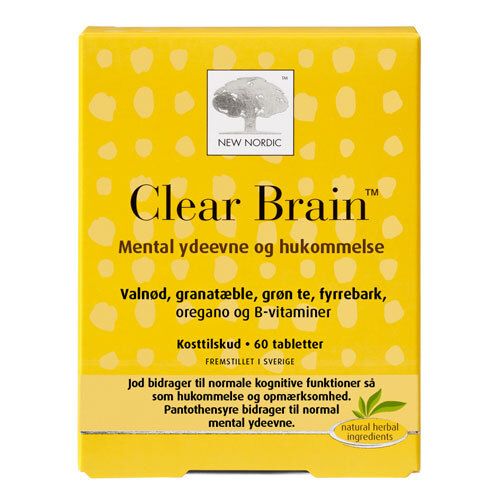 New Nordic Clear Brain - 60 tab - Med24.dk