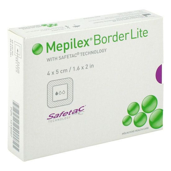 Mepilex Border Lite, 4x5 cm - 4 stk - Med24.dk