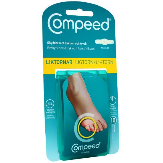 Køb Compeed Ligtorneplaster (medium) 10 stk. billigt hos Med24.dk