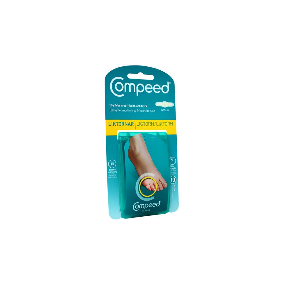 Køb Compeed Ligtorneplaster (medium) 10 stk. billigt hos Med24.dk