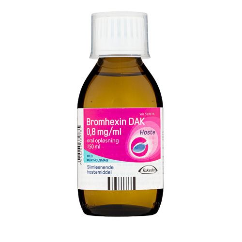 Bromhexin mikstur - 150ml - Med24.dk
