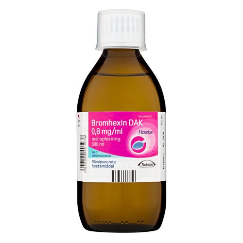 Bromhexin mikstur - 300 ml - Med24.dk
