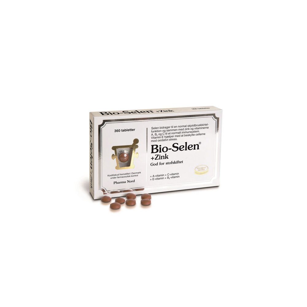 Køb Bio-Selen + Zink - 360 tabl. - billigt hos Med24.dk