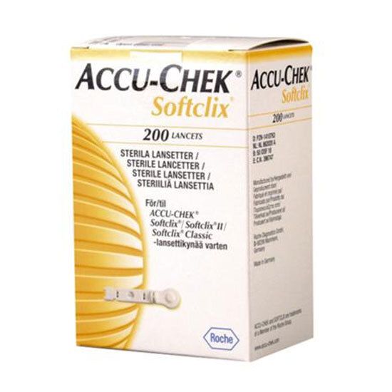 Accu-Chek SoftClix lancetter - 200 stk. - Med24.dk
