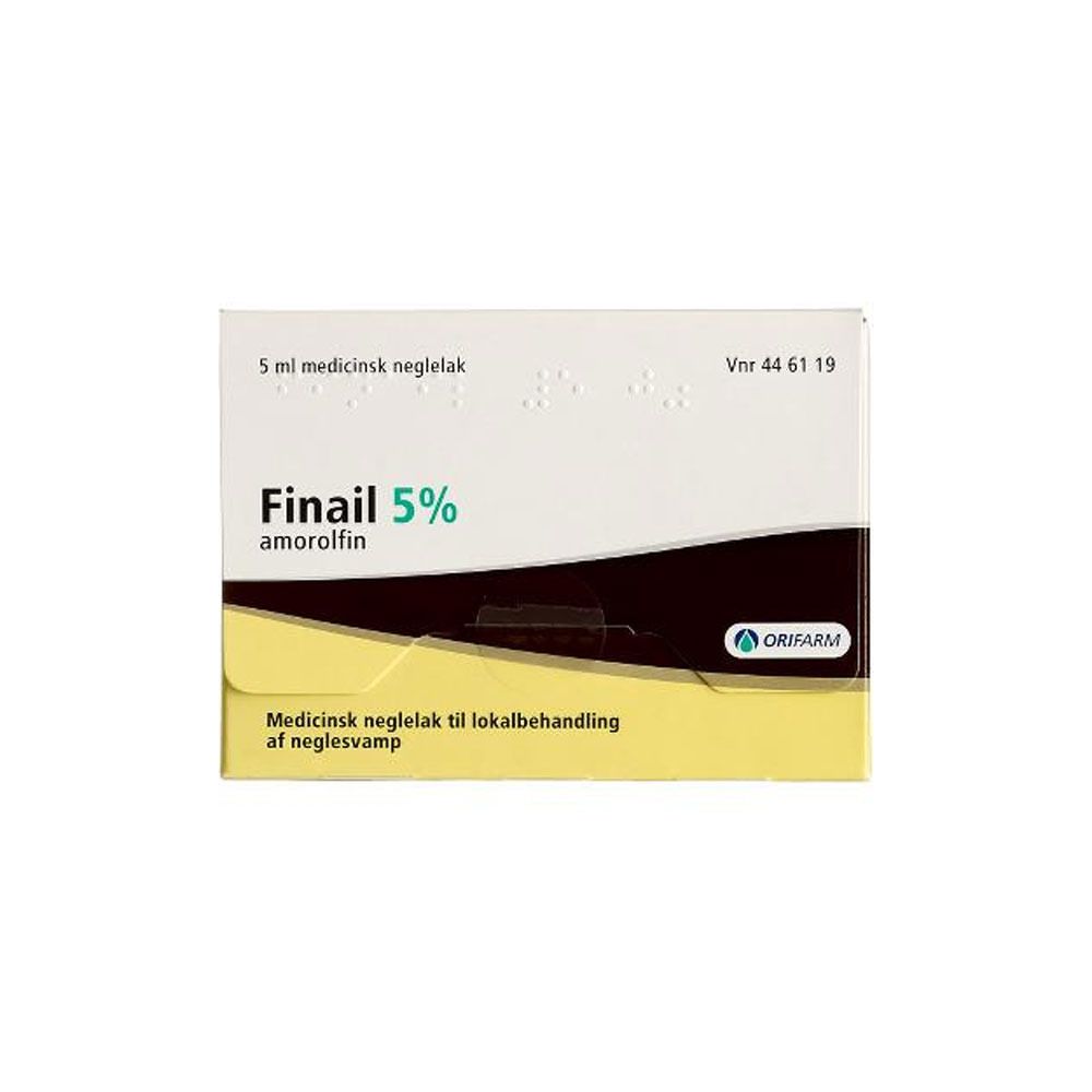 Finail 5 % medicinsk neglelak - 5 ml - Med24.dk