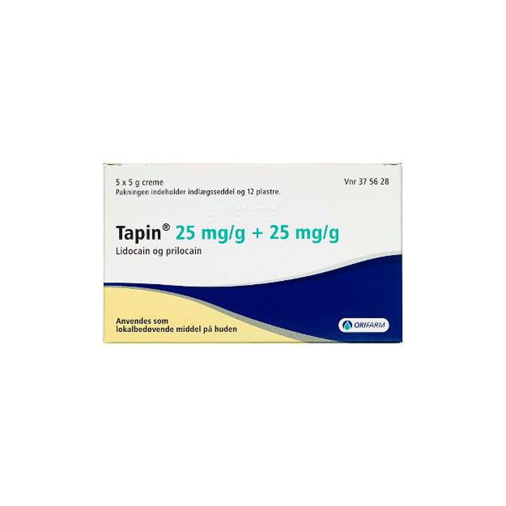 Tapin creme 5x5 g og 12 stk. Tapin plastre - Med24.dk