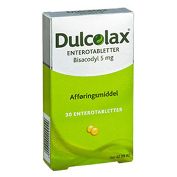 Dulcolax Enterotabletter 5 mg - 30 stk. - Med24.dk