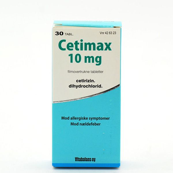 Køb Cetimax 10 mg. - 30 tabletter billigt hos Med24.dk