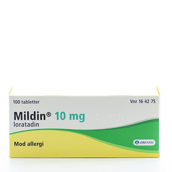 Mildin 10 mg - 100 tabletter - Med24.dk