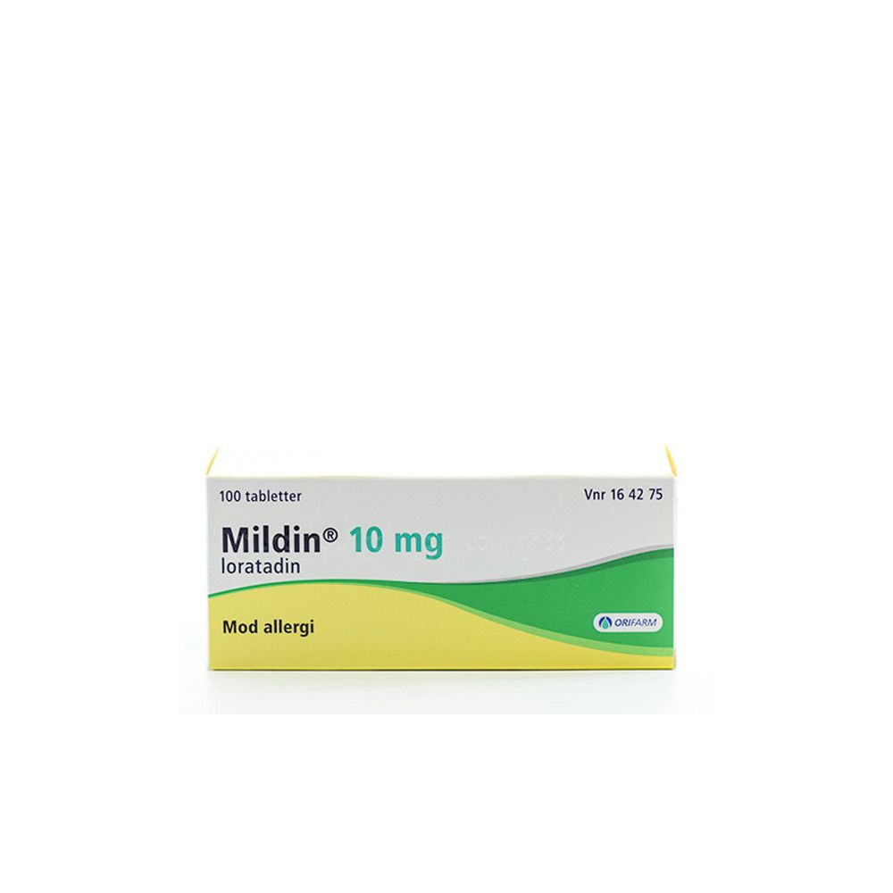 Mildin 10 mg - 100 tabletter - Med24.dk