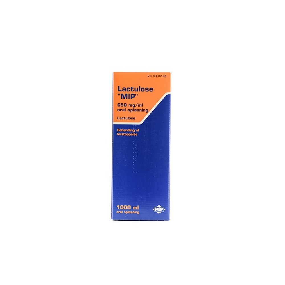 Lactulose MIP 650 mg/ml oral opl. - 1000 ml - Med24.dk