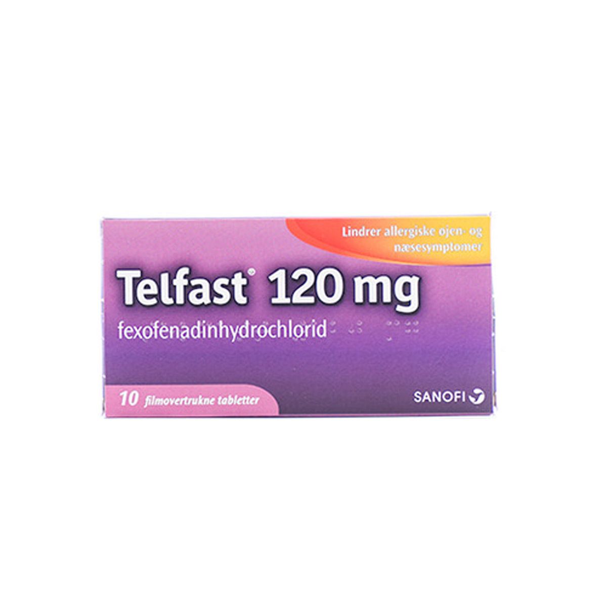 Telfast 120 mg - 10 stk. - Med24.dk