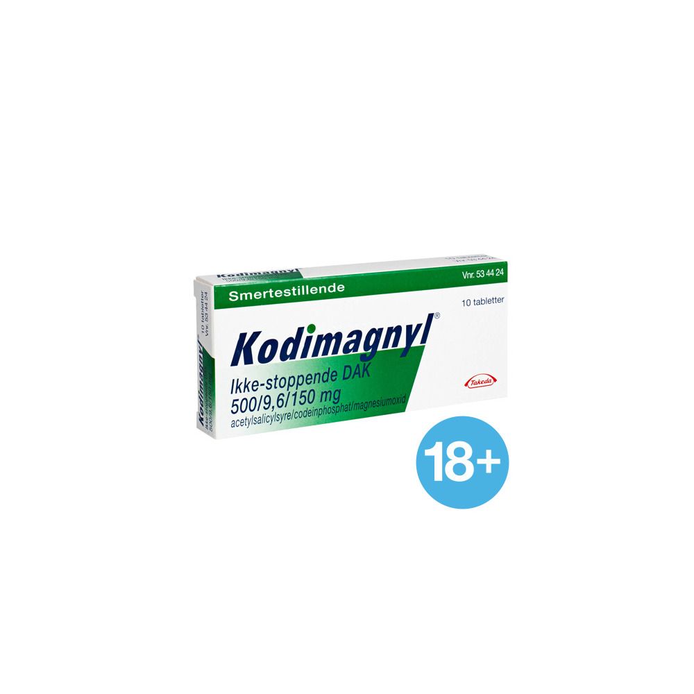 Kodimagnyl ikke-stoppende - 10 tabletter - Med24.dk