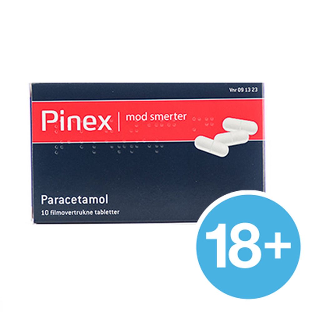 Pinex 500 mg - 10 tabletter - Med24.dk