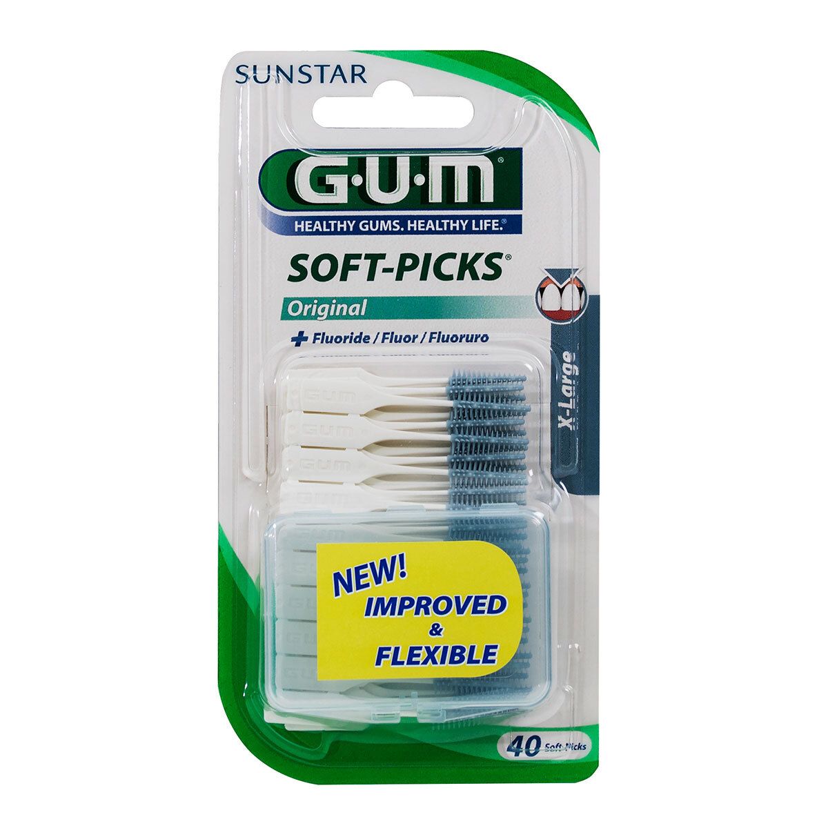 Gum Soft Picks X-large - 40 stk. - Med24.dk