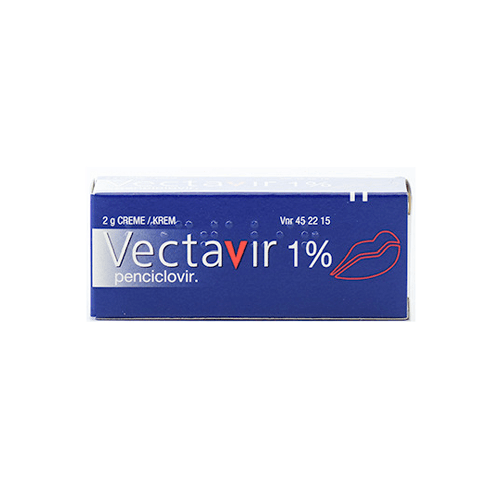 Vectavir creme 1% - 2 g - Køb hos Med24.dk