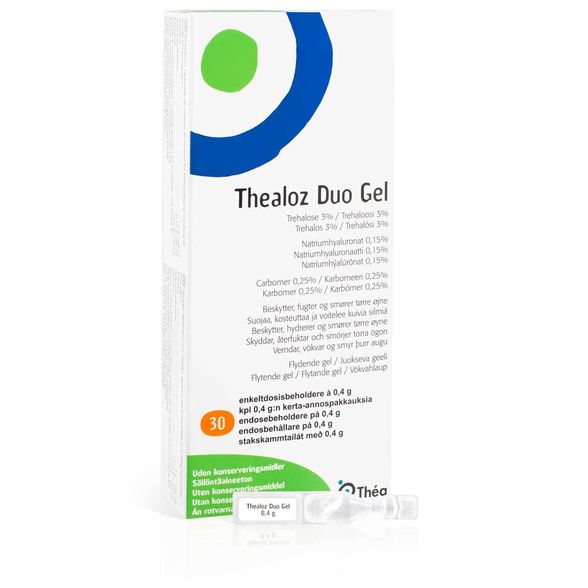 Thealoz Duo Gel - 30 x 0,4 ml - Med24.dk