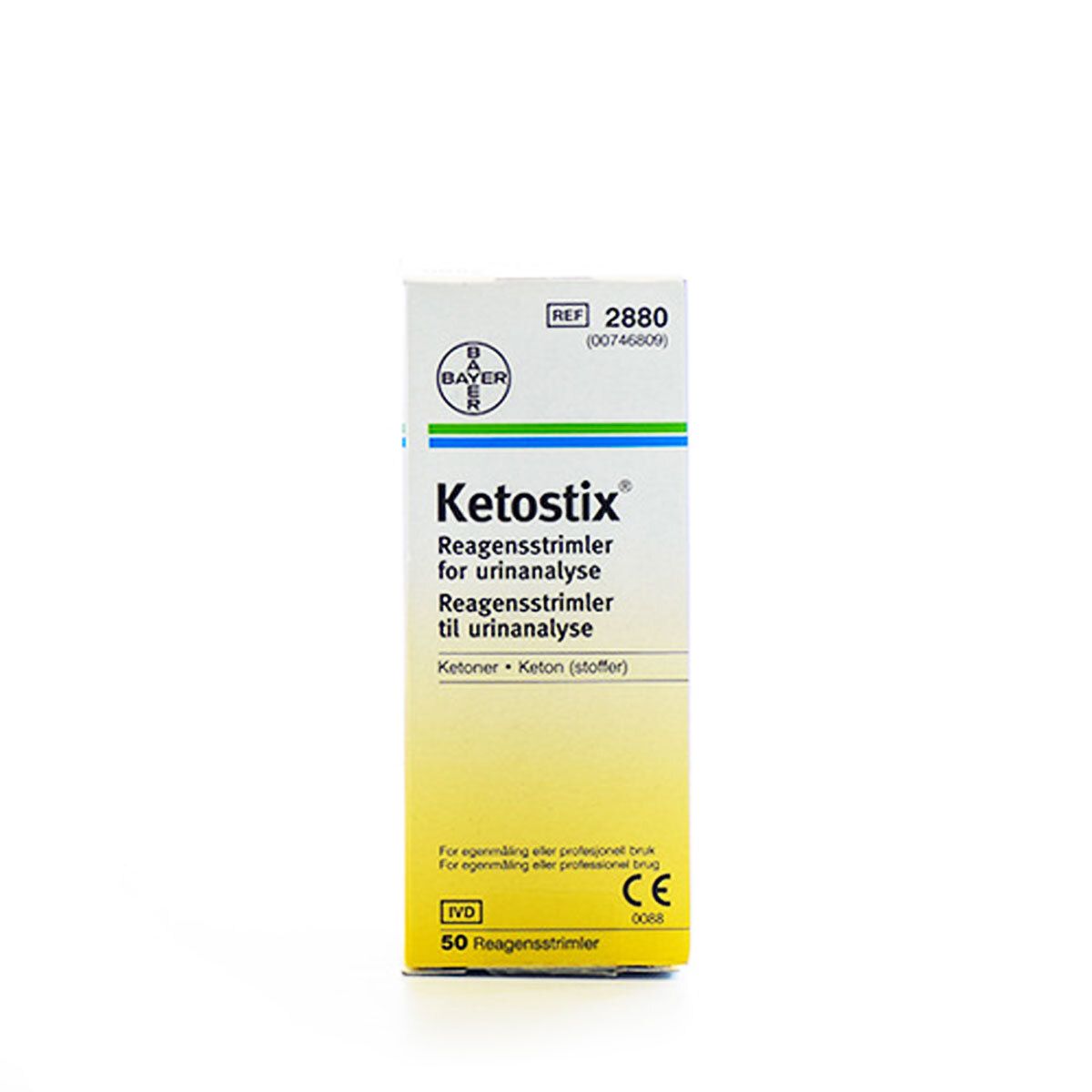 Ketostix teststrimler - 50 stk. - Køb hos Med24.dk