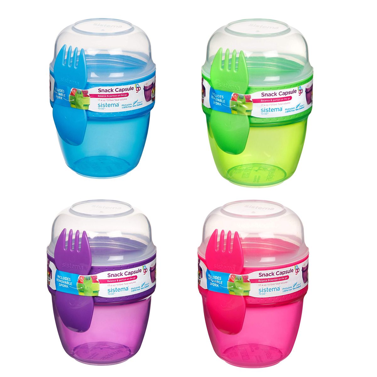 Sistema Snack capsule to go - 515 ml - Med24.dk