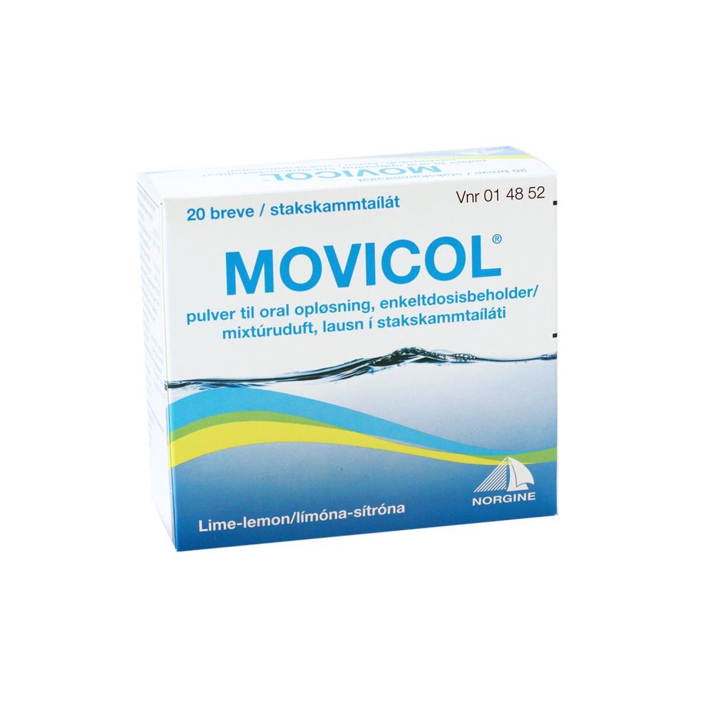 Movicol pulver - 20 breve - Med24.dk