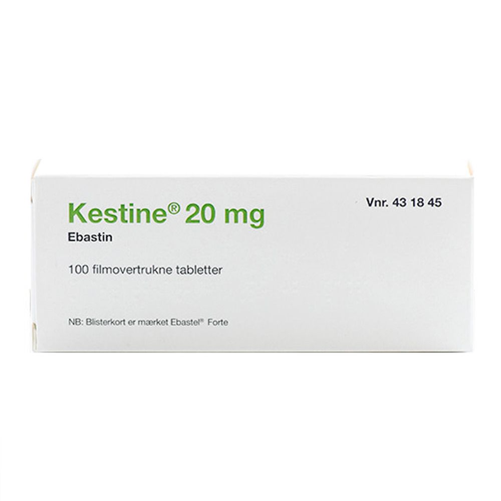 Køb Kestine 2care4 20 mg 100 tableter hos Med24.dk