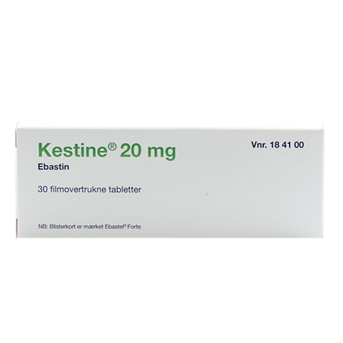 Køb Kestine 2care4 20 mg 30 tabletter hos Med24.dk