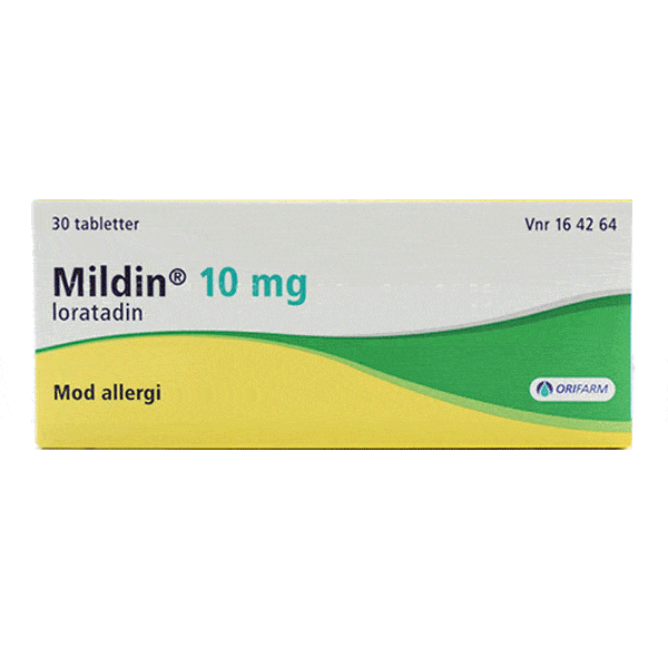 Mildin 10 mg - 30 tabletter - Med24.dk