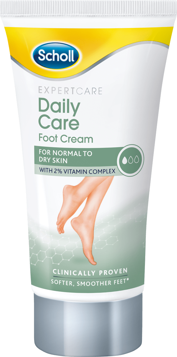 Scholl Expert Care Daily Care Foot Cream - 150 ml | Med24.dk