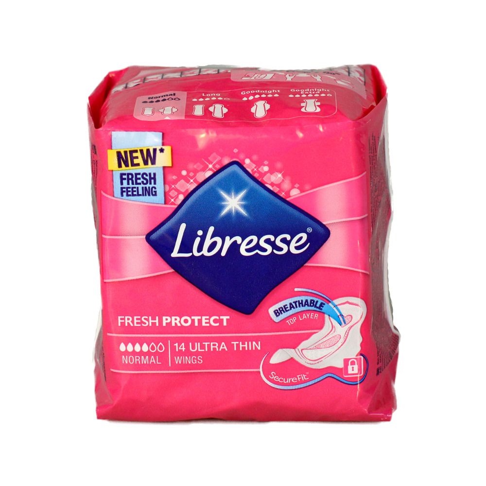 Køb Libresse Ultra Normal Wing - 14 stk. hos Med24.dk