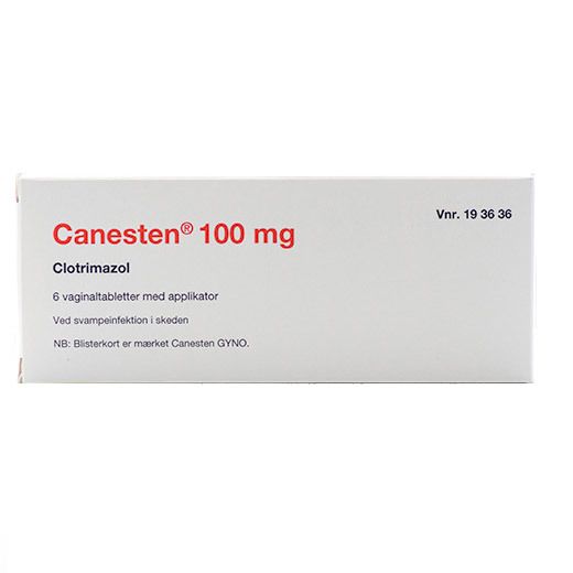 Køb Canesten 2care4 100 mg vaginaltabletter 6 stk. hos Med24.dk