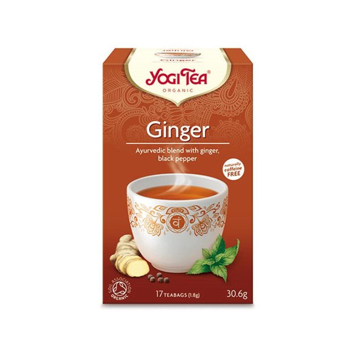 Yogi Tea Ginger Ø - 17 br - Med24.dk