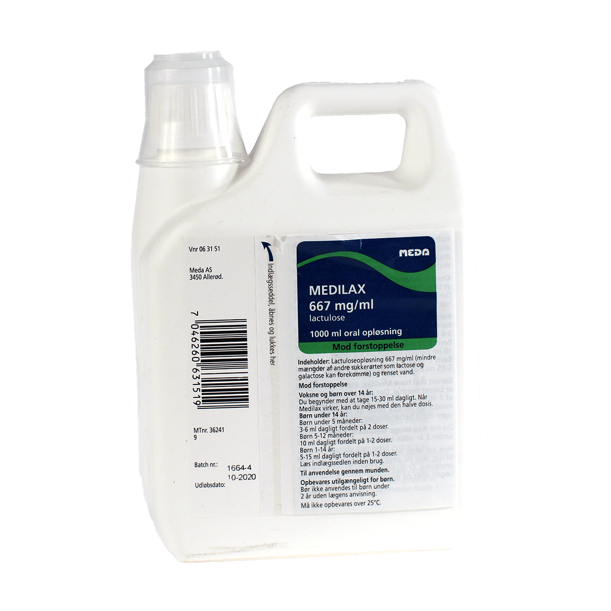 Medilax oral opl. 667 mg/ml i dunk - 1000 ml - Med24.dk