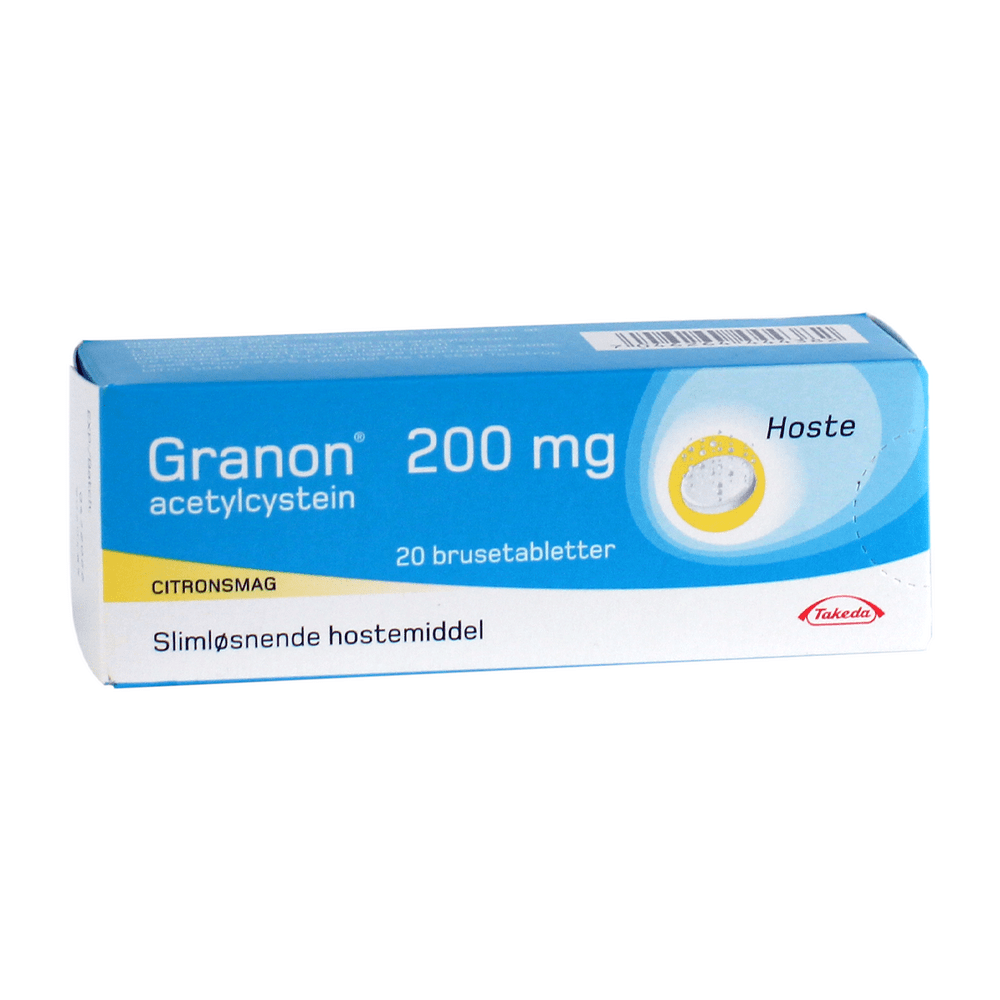 Granon 200 mg - 20 brusetabletter - Med24.dk