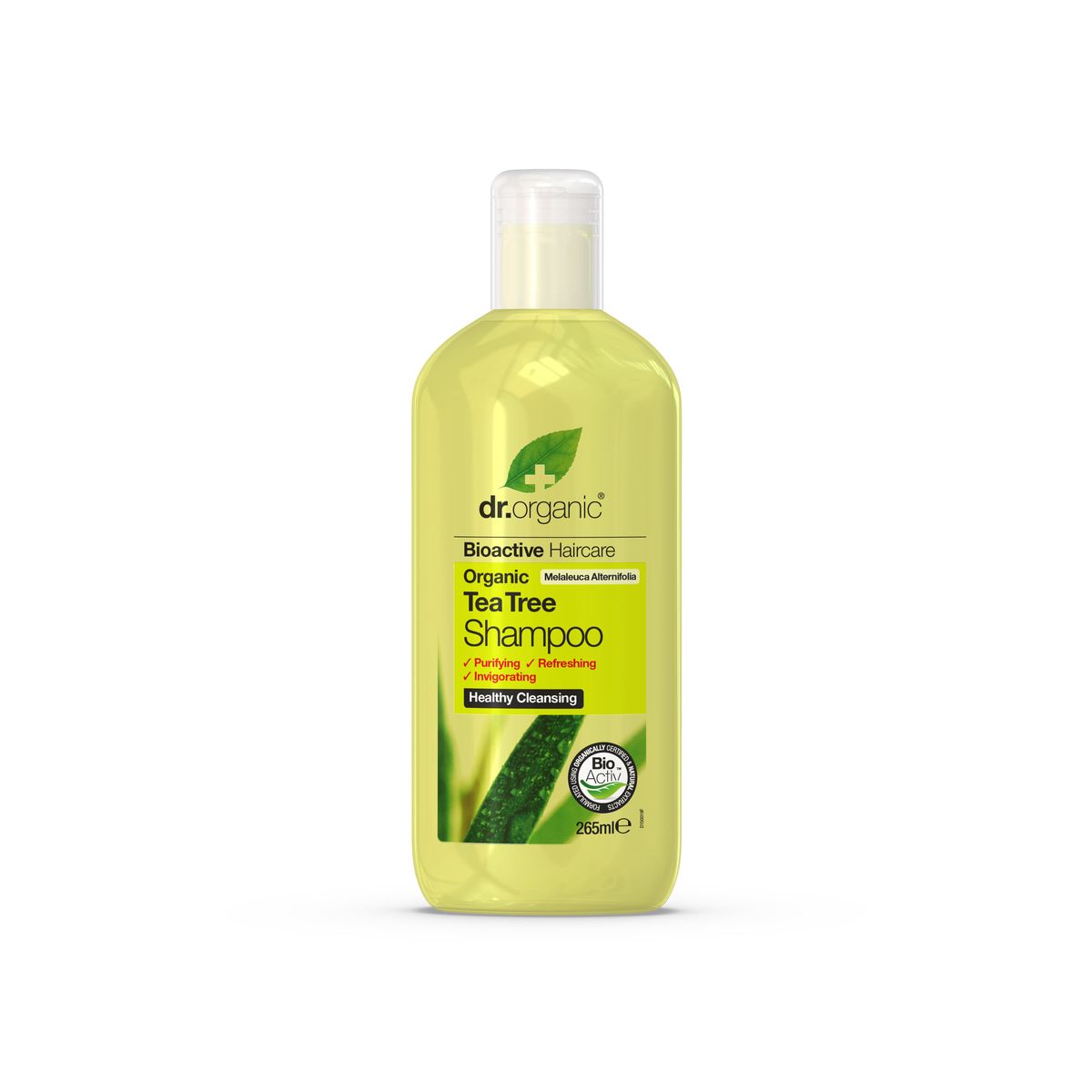 Køb Dr. Organic Tea Tree Shampoo 265 ml billigt hos Med24.dk