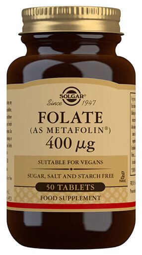 Køb Solgar Folat (Metafolin) 400 µg, 50 tab hos Med24.dk