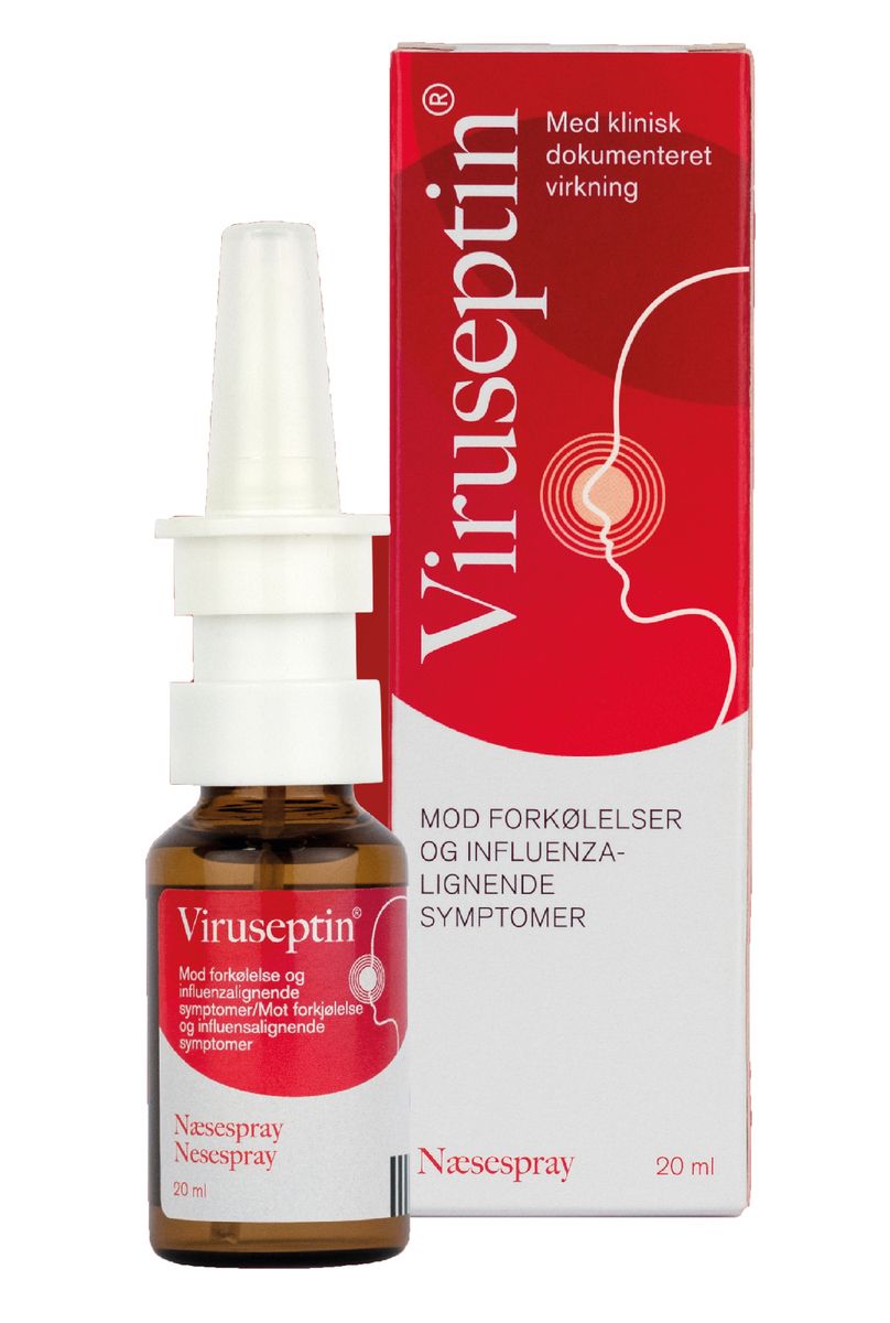 Viruseptin Næsespray - 20 ml - Køb hos Med24.dk