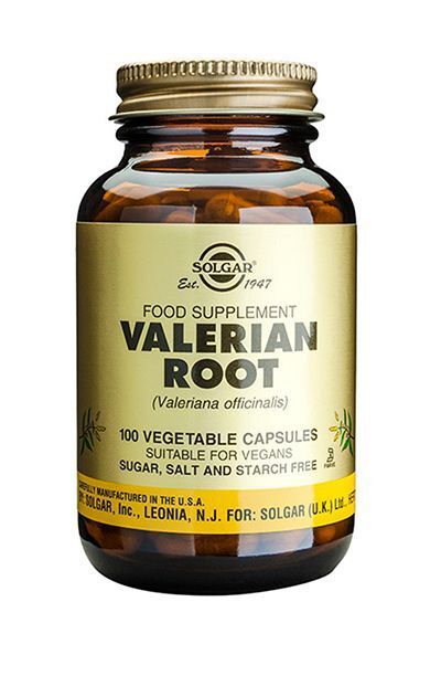 Køb Solgar Valerian (Baldrian Rod) 300 mg - 100 kap hos Med24.dk