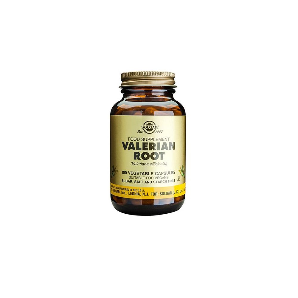 Køb Solgar Valerian (Baldrian Rod) 300 mg - 100 kap hos Med24.dk