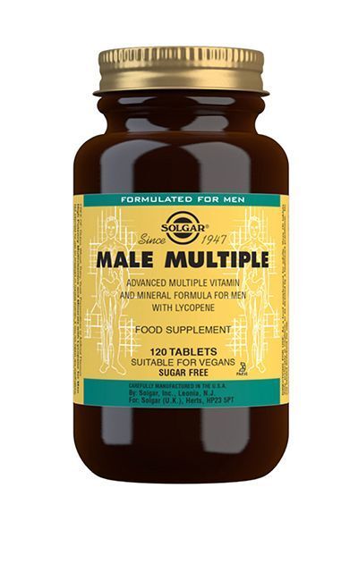 Køb Solgar Male Multiple 120 tab billigt hos Med24.dk