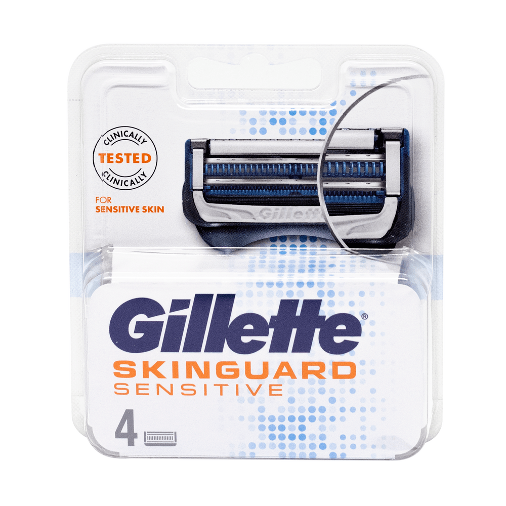 Køb Gillette SkinGuard Sensitive Barberblade 4 stk hos Med24.dk