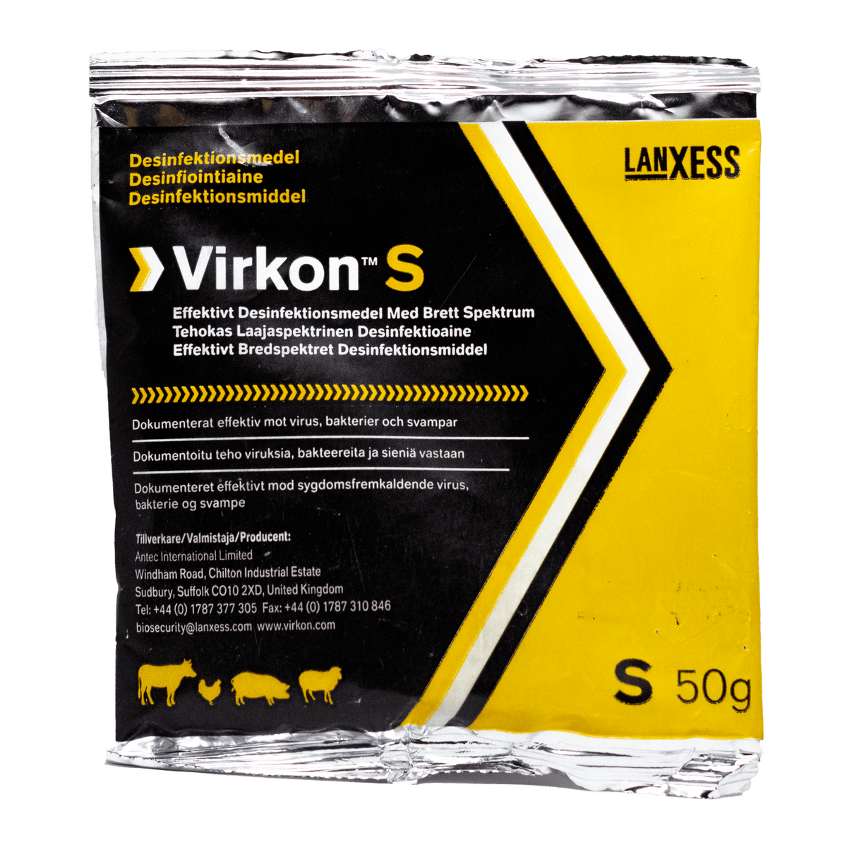 Virkon S Desinfektion - 50 g. - Med24.dk