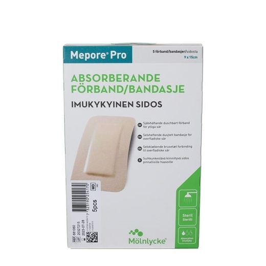 Mepore Pro 9x15 cm- 5 stk - Med24.dk
