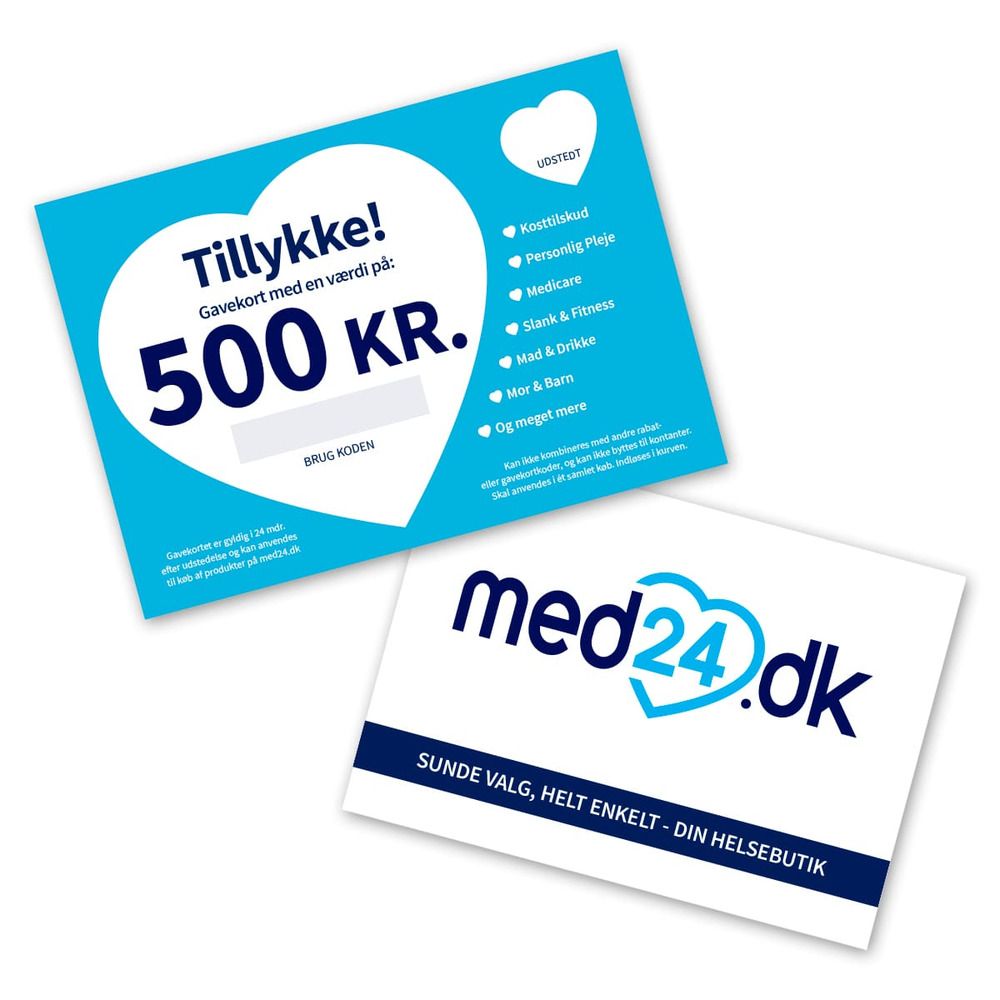 Køb Gavekort til Med24 med hurtig levering