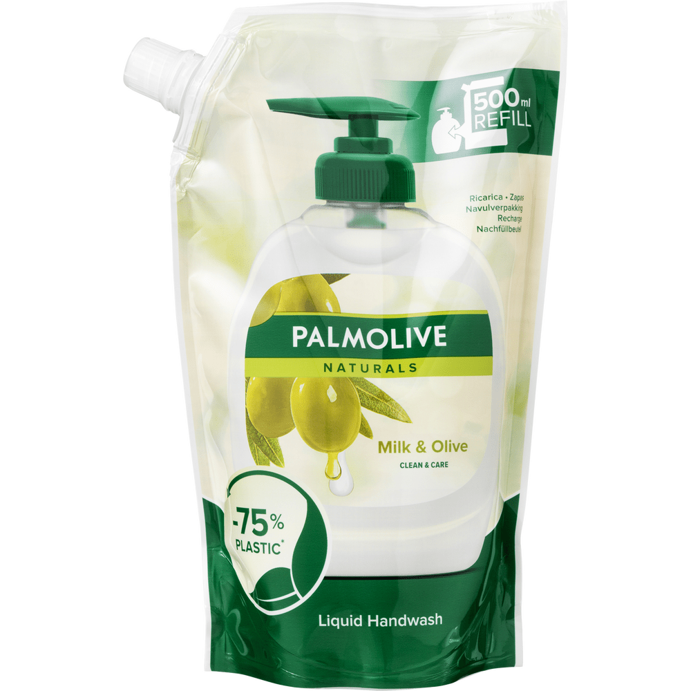 Køb Palmolive Milk & Olive Doy Pack Refill 500 ml hos Med24.dk