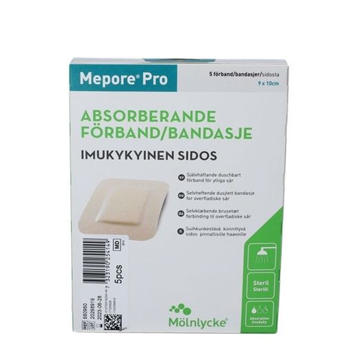 Mepore Pro 9x10 cm - 5 stk - Med24.dk