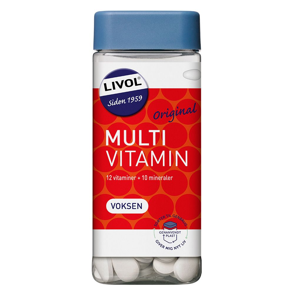Køb Livol Multivitamin Voksen - 150 tabl. - billigt hos Med24.dk