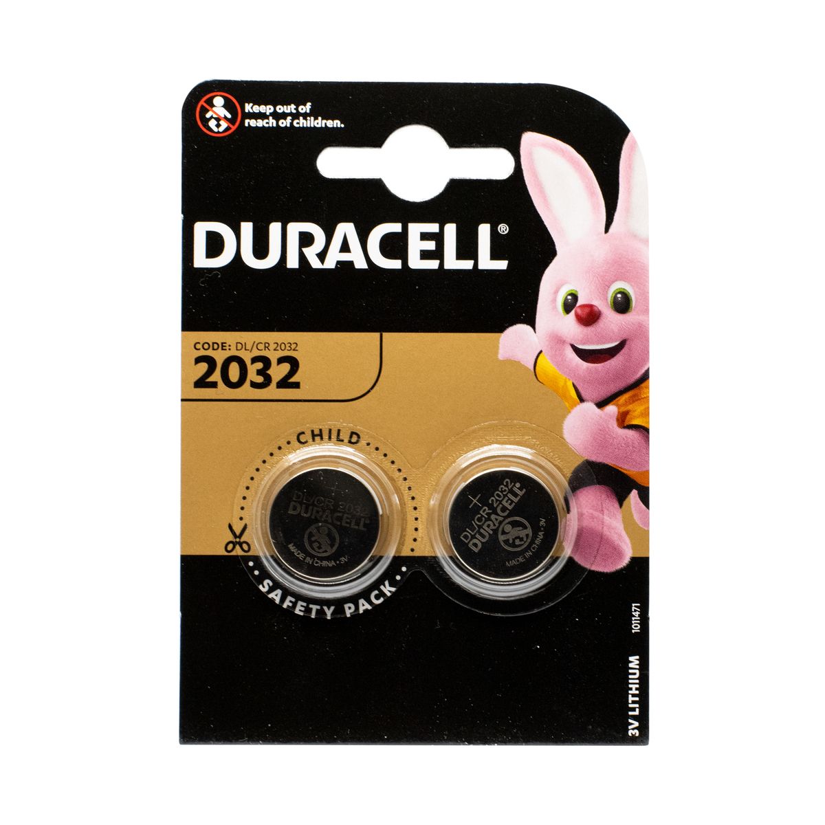 Duracell Long Lasting Power 2032 - 2 stk. - Med24.dk