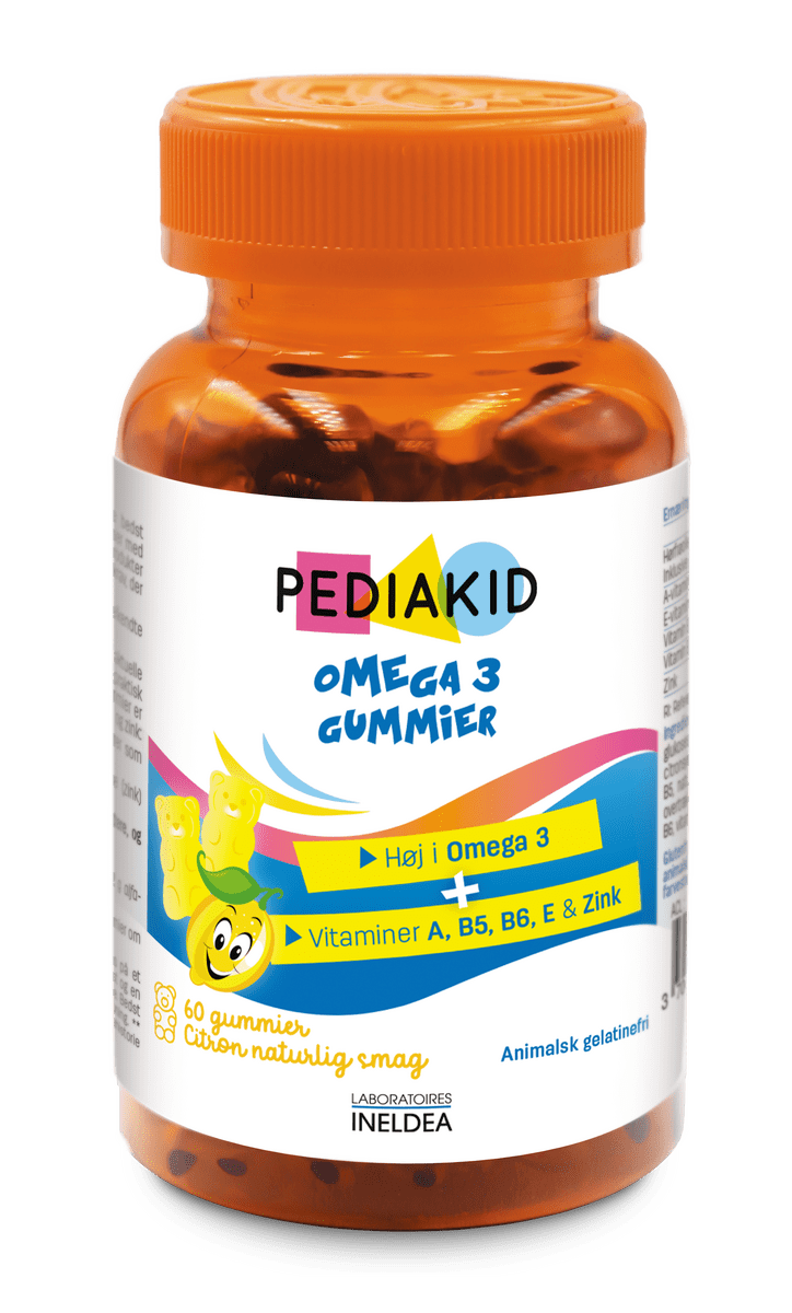 Køb Pediakid Omega 3 vitamingummies - 60 stk. hos Med24.dk